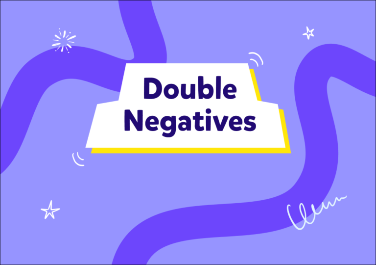 שלילה כפולה והשמטה באנגלית – איך להשתמש בהן נכון